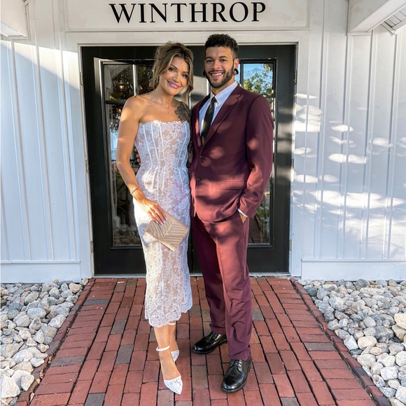 V. Chapman | Dresses | Vchapman The Capulet Dress In White Chantilly ...